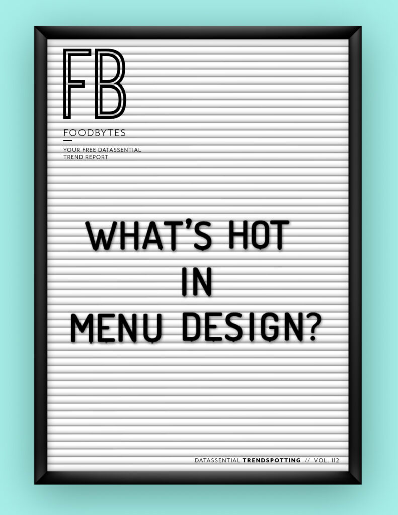 Menu Design Trends | Datassential